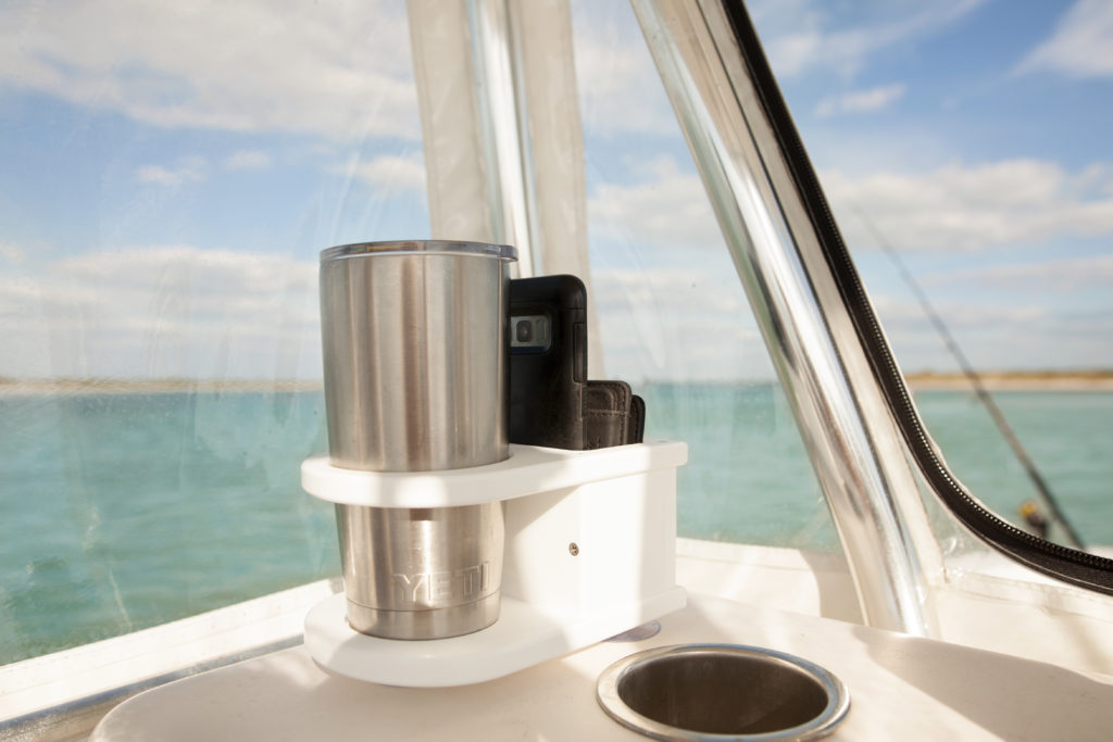 Single Cupholder with Rear Box - Trimmed Out Inc